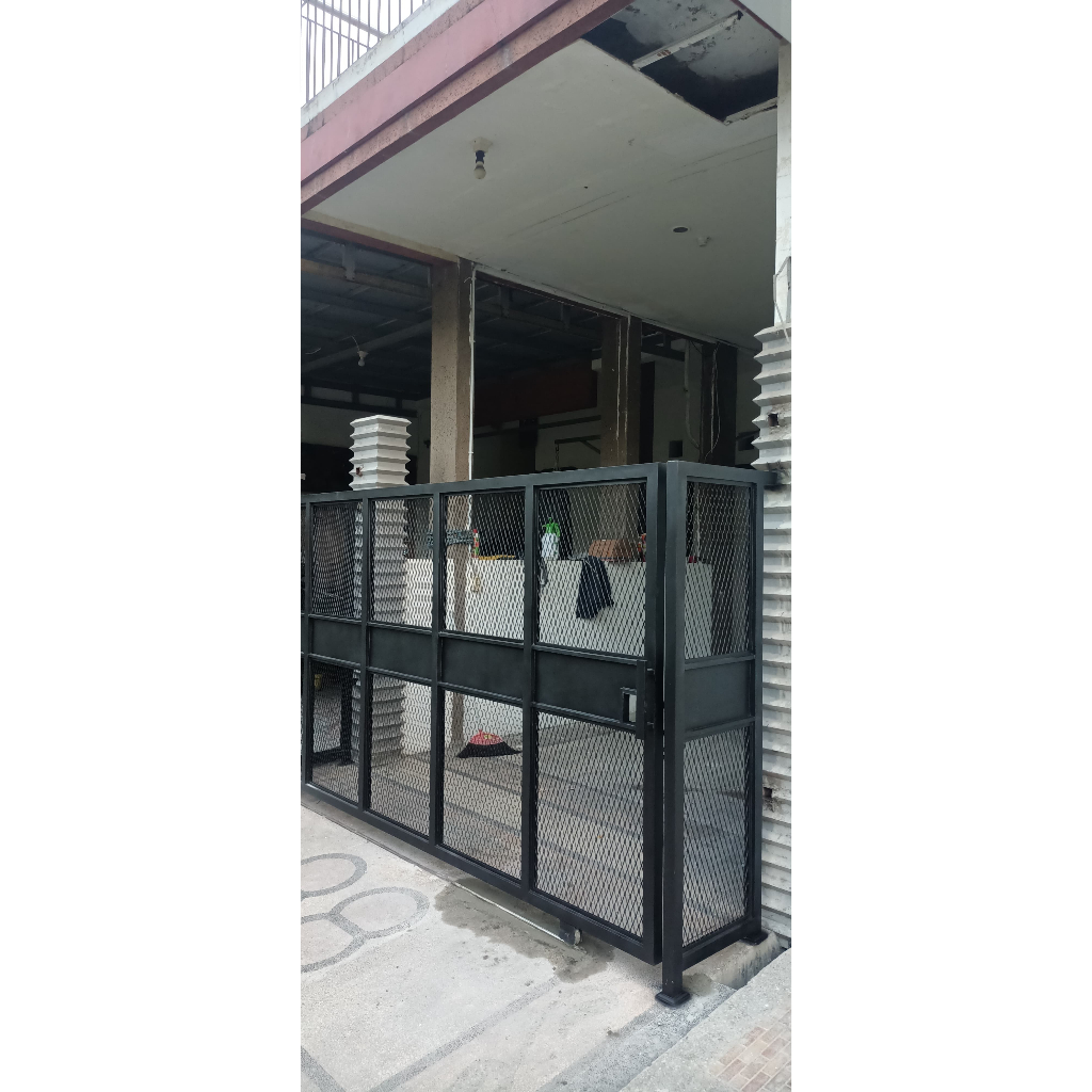 Jual Pagar plat expanded minimalis model lipat | Shopee Indonesia