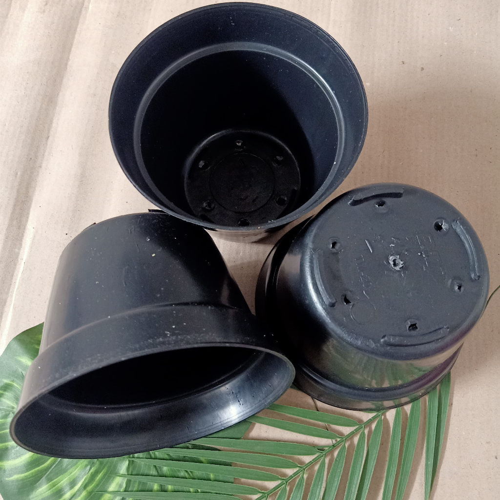 Jual POT HITAM POLOS UKURAN 20 TEBAL TANAM BIBIT | Shopee Indonesia