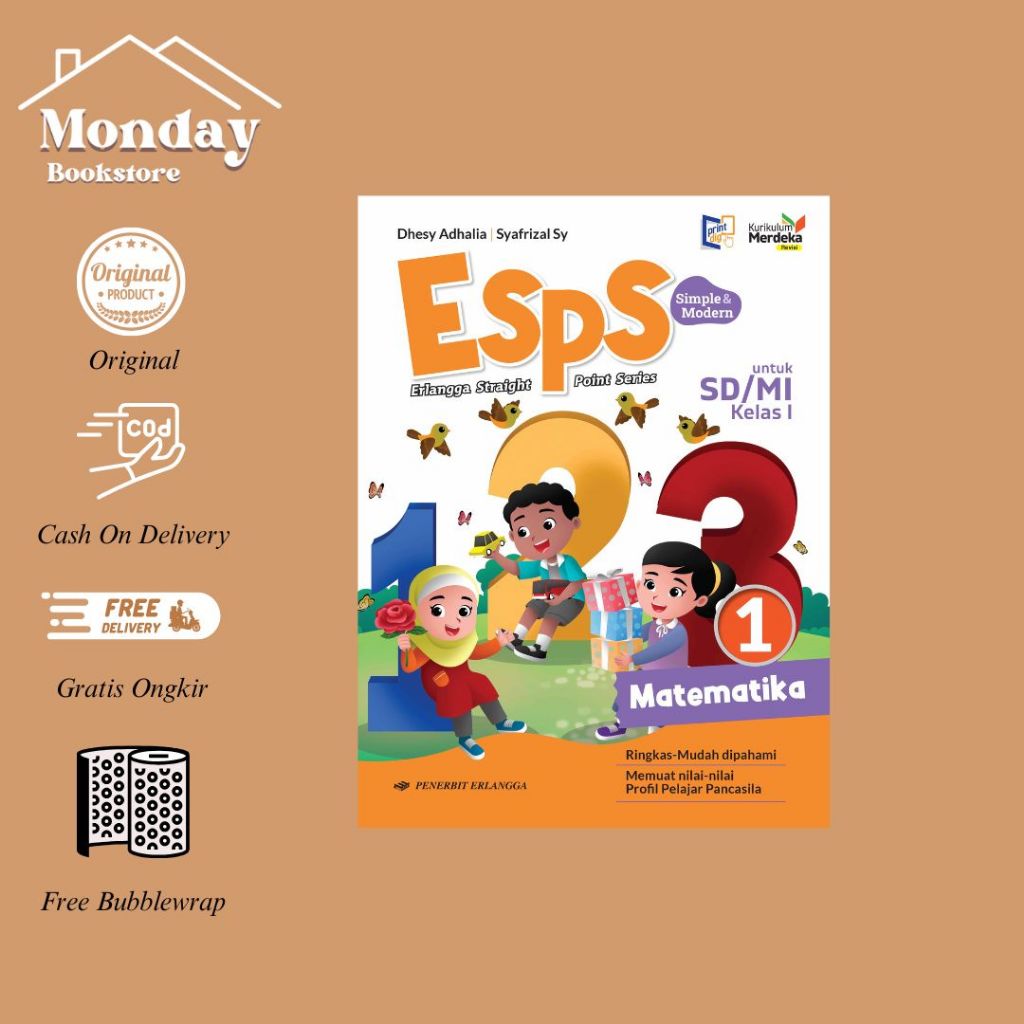 Jual ESPS MATEMATIKA SD/MI KLS.1/KM REVISI | Shopee Indonesia
