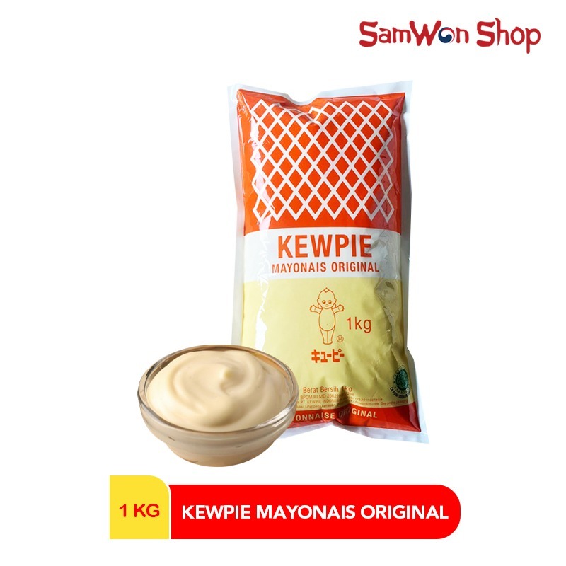 Jual KEWPIE Mayonaise ORIGINAL 1 KG Best Mayo Japan HALAL Kemasan Refill 1KG | Shopee Indonesia