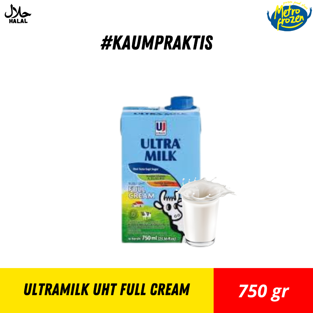 Jual ULTRAMILK UHT Full Cream 750ml | Shopee Indonesia