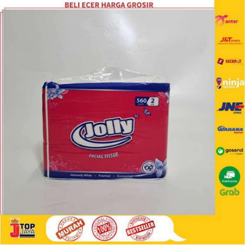 Jual Tissue Tisu Jolly/ Joli Facial 560 gram / Tissue Facial Jolly ...