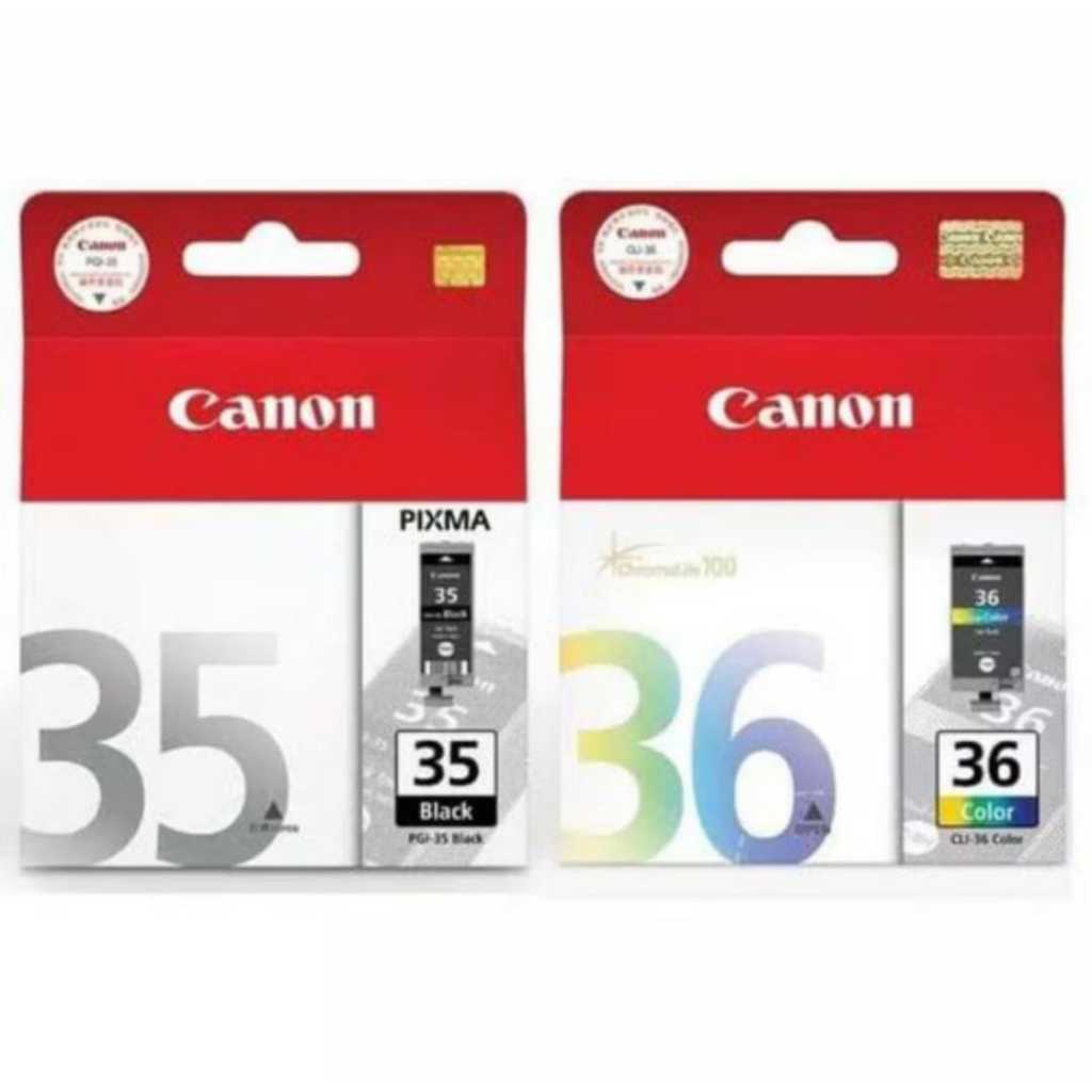 Jual tinta cartridge Canon 35 black & 36 color original (VARIAN) for ...