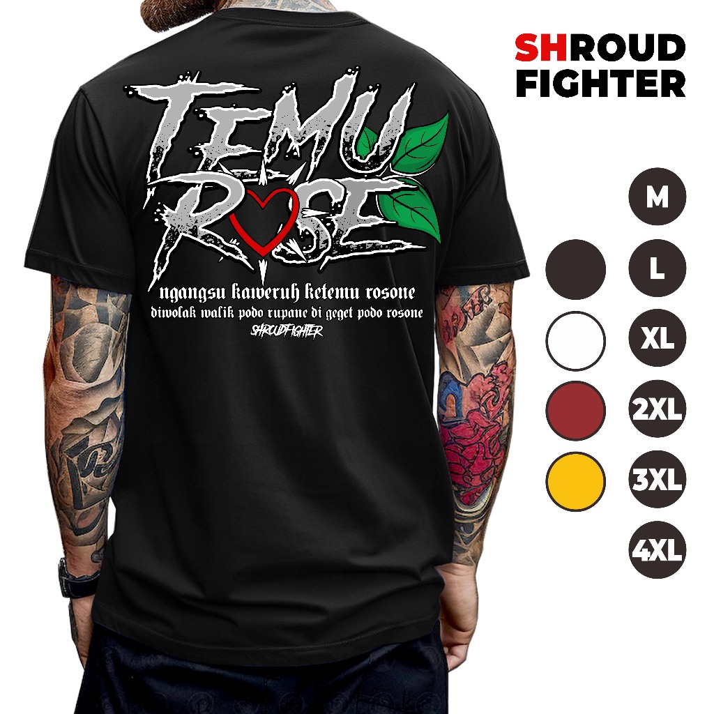 Jual Kaos Baju Temu Rose Temu Rosone Psht Setia Hati Terate Menyala ...