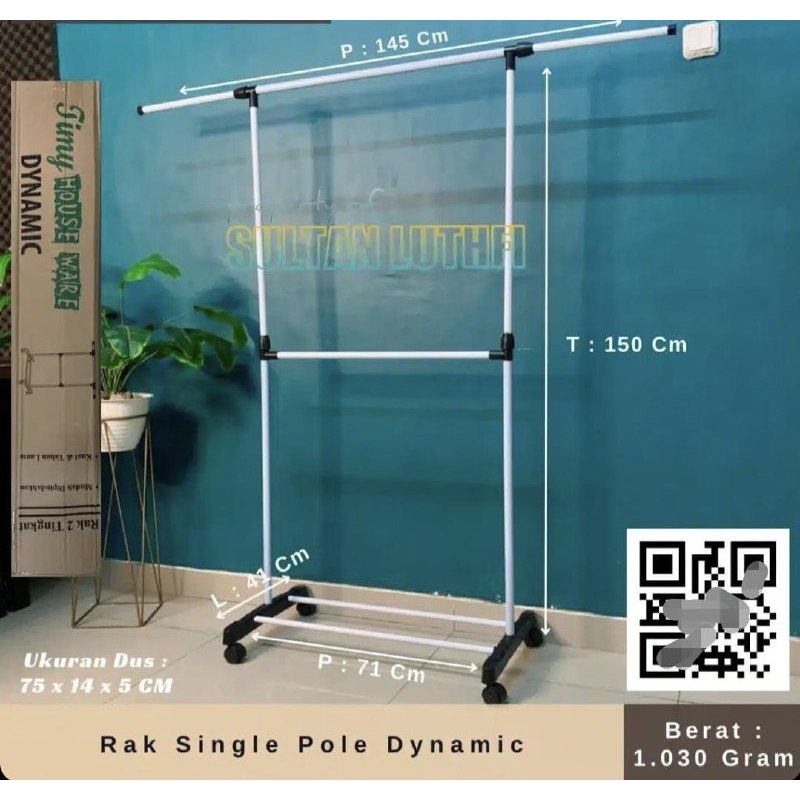 Jual Rak Singel Pole Dynamic | Shopee Indonesia