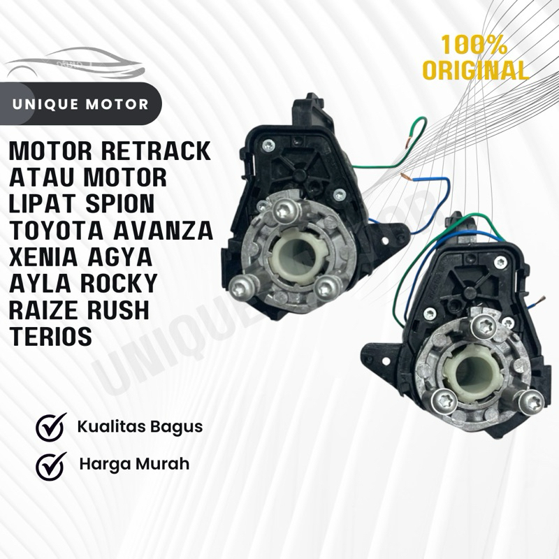 Jual MOTOR RETRACK ATAU MOTOR LIPAT SPION TOYOTA AVANZA XENIA AGYA AYLA ...