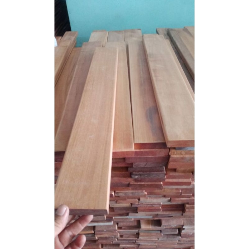 Jual Decking kayu Kumea/ulin sulawesi lebar 9 dan 10 cm /Papan kayu ...