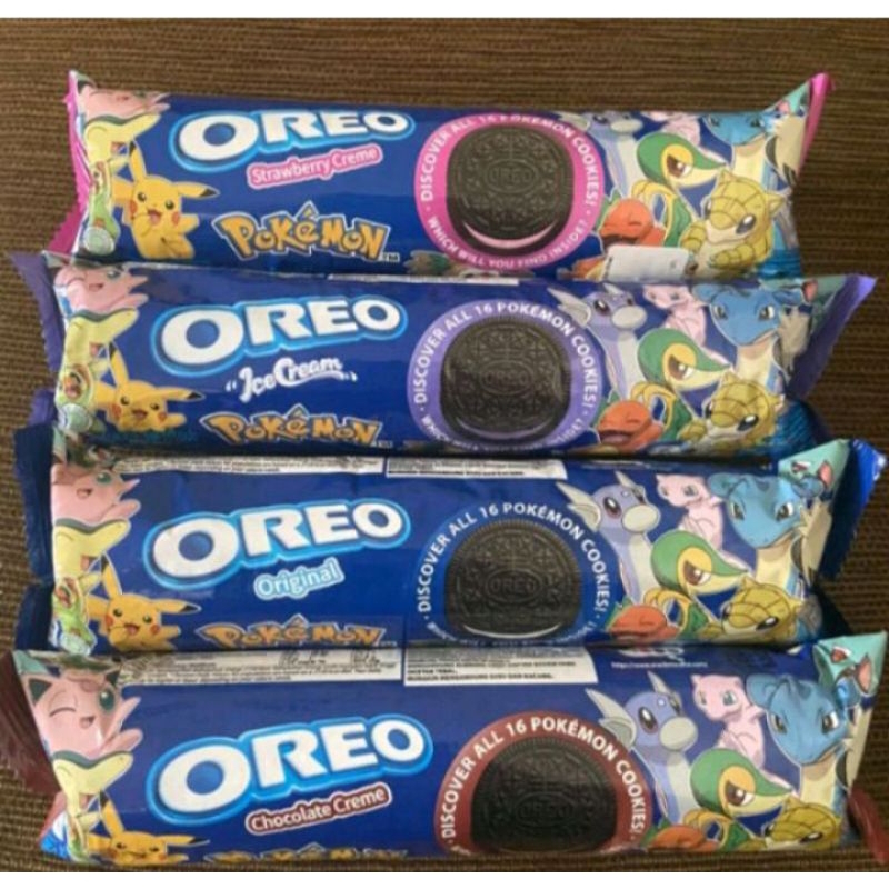 Jual OREO POKEMON MACAM2 RASA 119GR | Shopee Indonesia