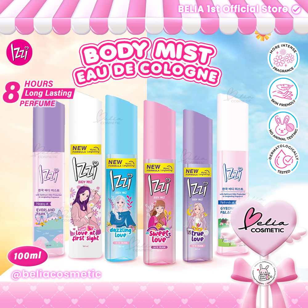 Jual BELIA IZZI Body Mist Eau De Cologne 100ml | Parfum Wanita | More ...