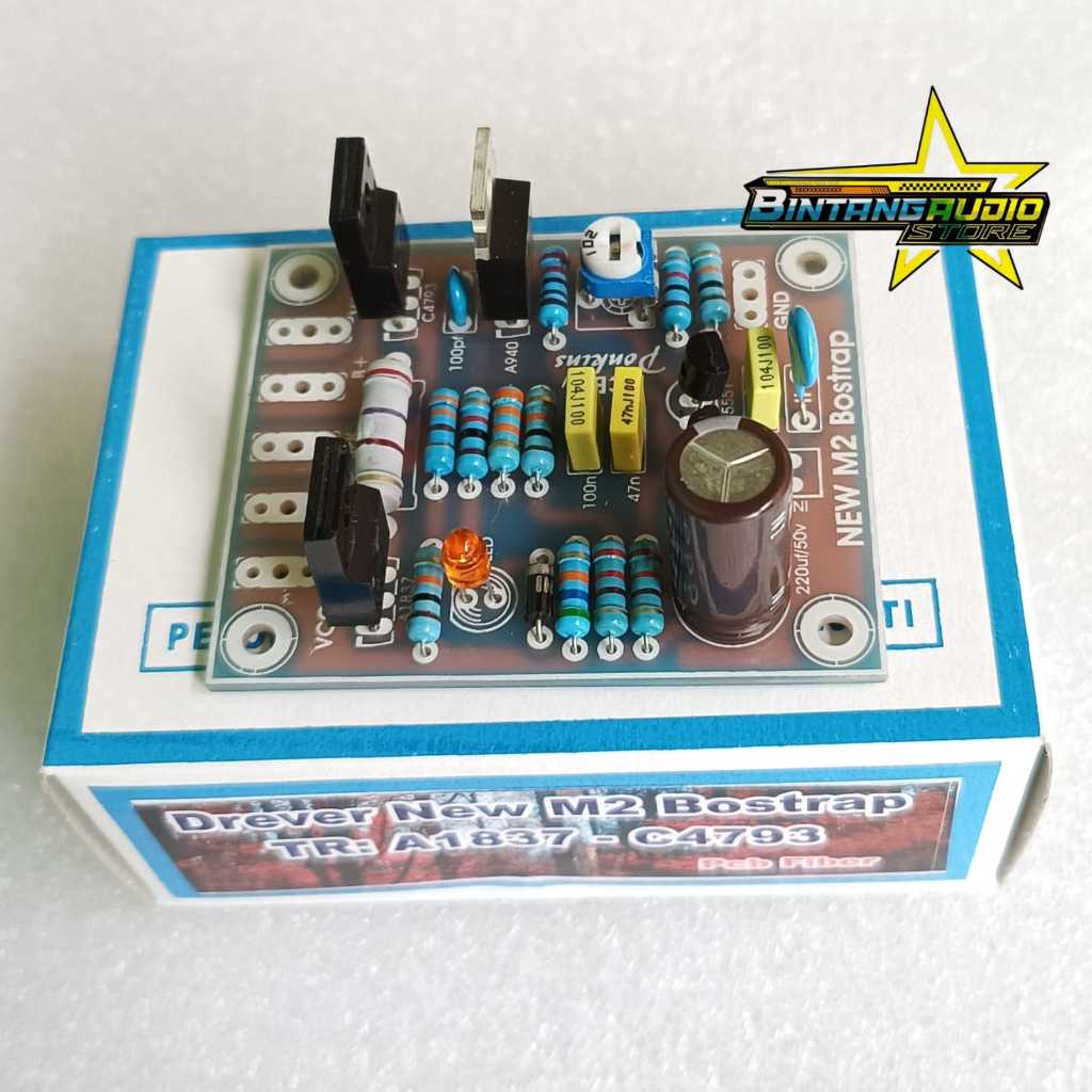 Jual Driver Amplifier M2 Bostrap Cabe Rawit PCB FR4 Fiberglass Komponen ...