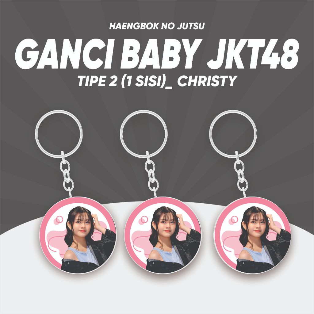 Jual GANCI JKT48 KEYCHAIN UKURAN 58 MM (HARGA 1 PCS + LAMINASI GLOSSY ...