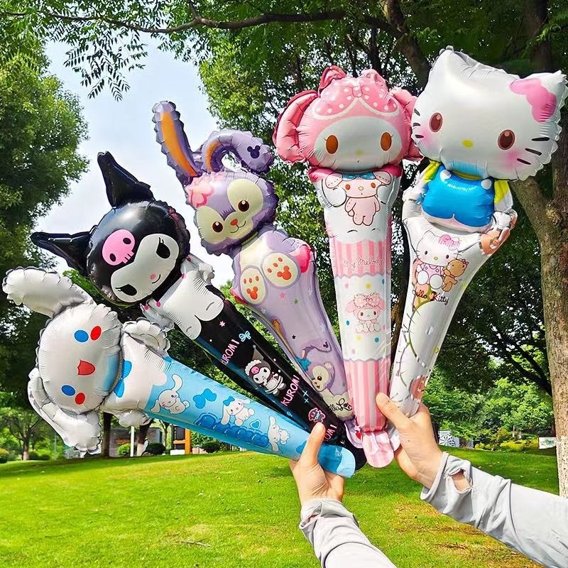 Jual BALON RAKET MY MELODY KUROMI CINAMON ROLL STELLA LOU HELLO KITTY ...