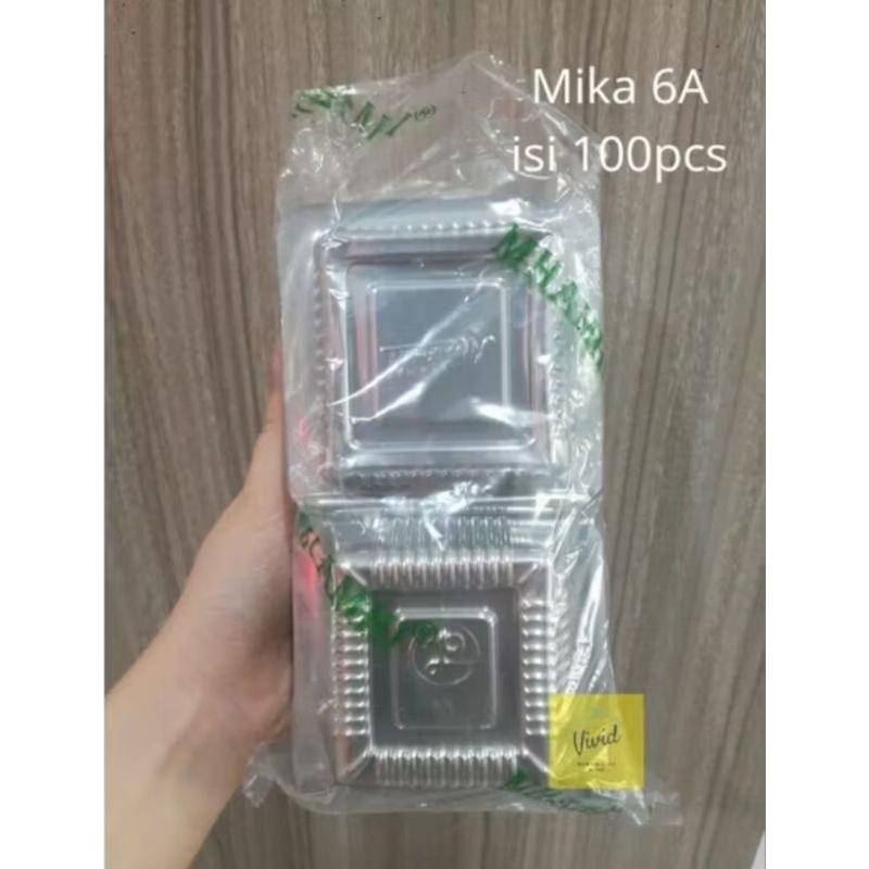 Jual Mika Kue Kecil 6A - Mika Plastik Kue Sekali Pakai (100pcs ...