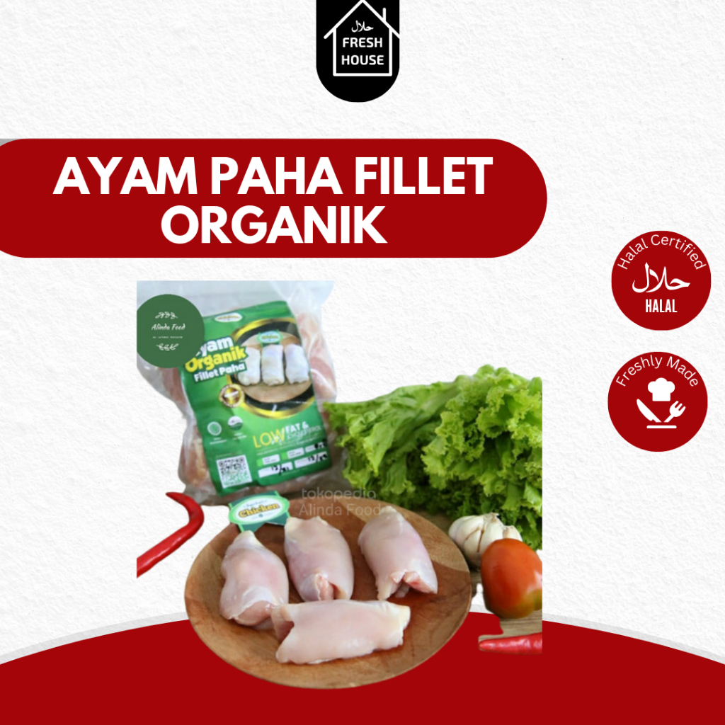 Jual AYAM PAHA FILLET ORGANIK 1 KG / AYAM PAHA FILLET ORGANIK FROZEN ...