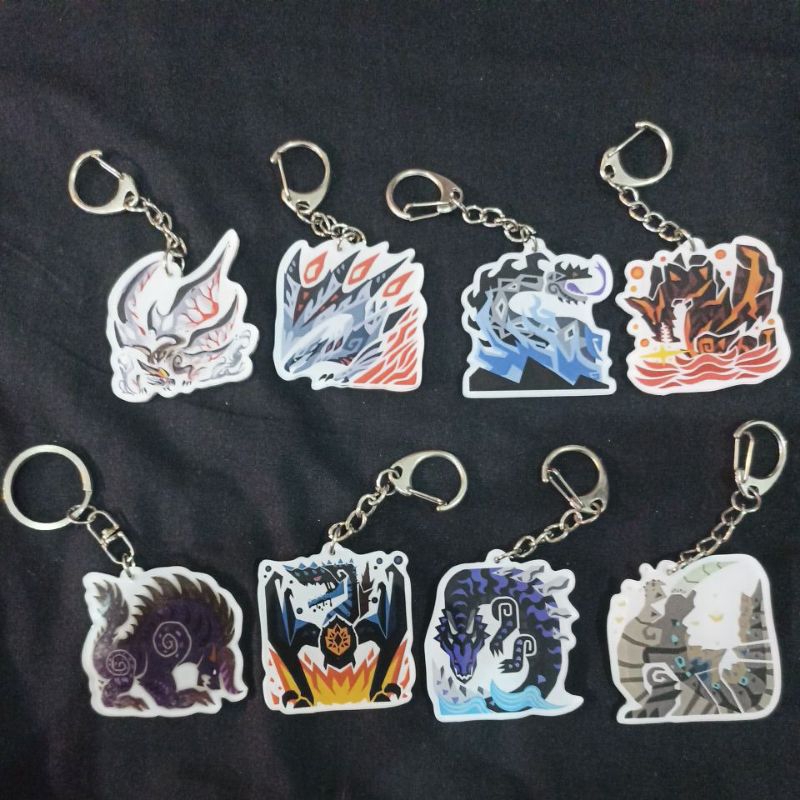 Jual Monster Hunter Keychain / Gantungan Kunci Monster Hunter ...