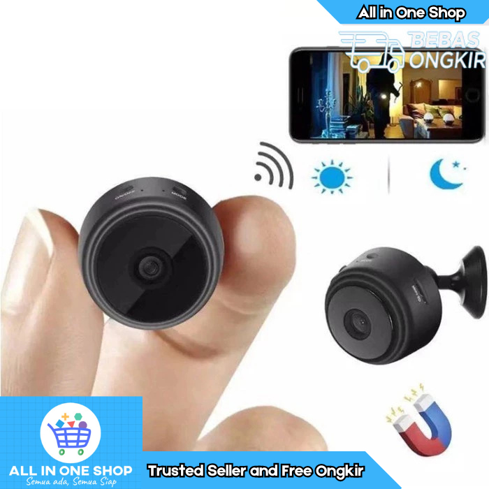 Jual Mini Wifi CCTV Magnetic FULL HD 1080 Infra Red Sensor Gerak (AIOS ...