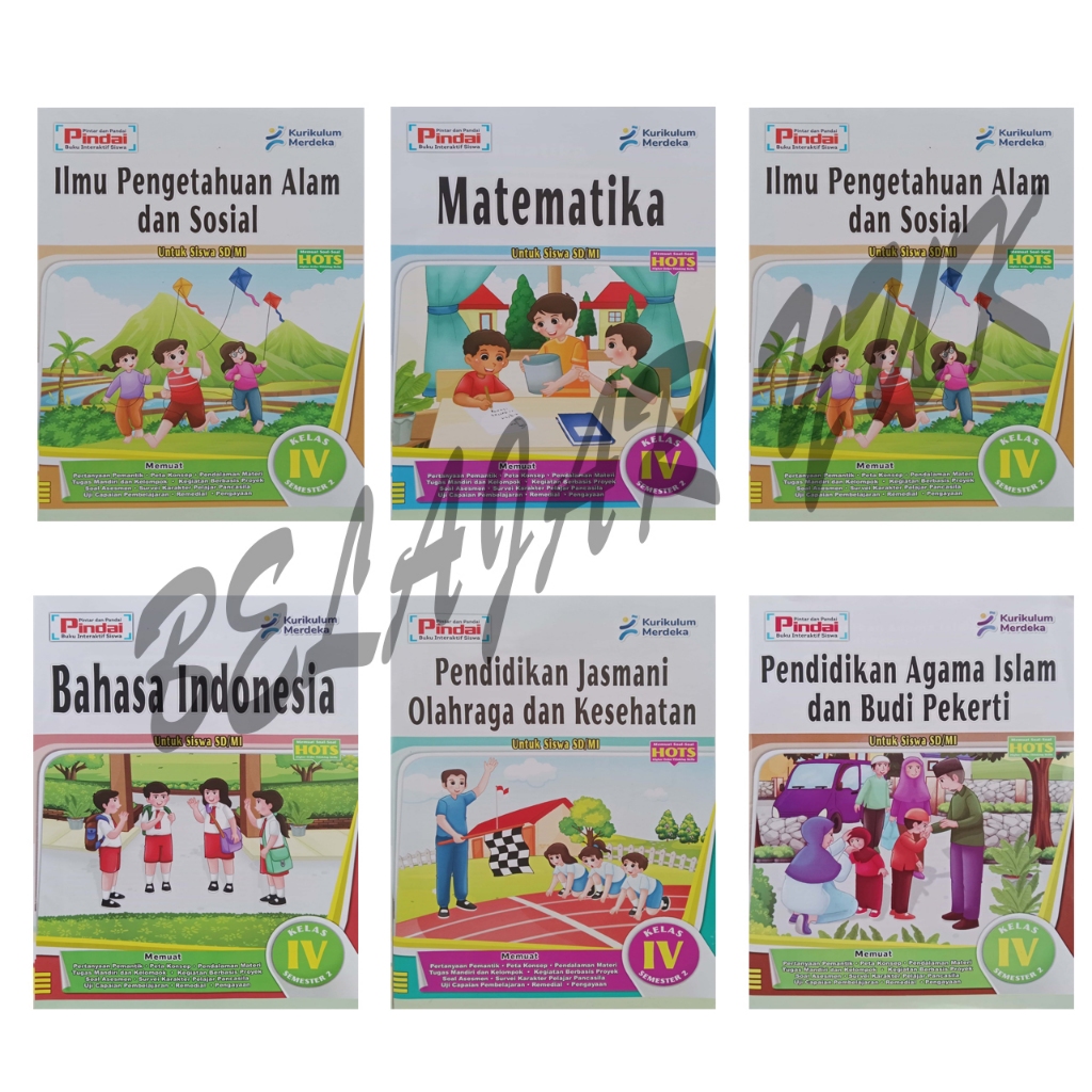 Jual LKS Pindai SD/MI Kelas 4 Semester 2 Kurikulum Merdeka (2024) | Shopee Indonesia