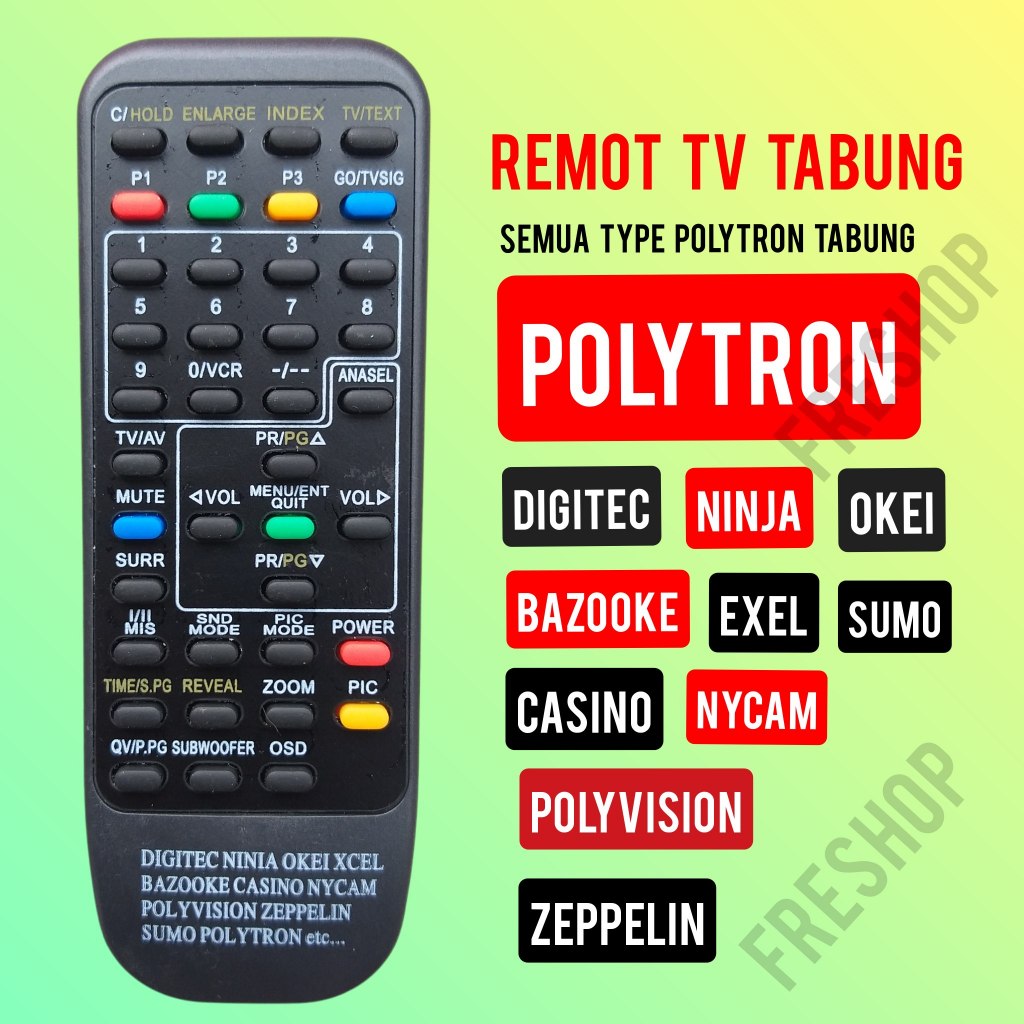 Jual remote all tv polytron tabung | Shopee Indonesia