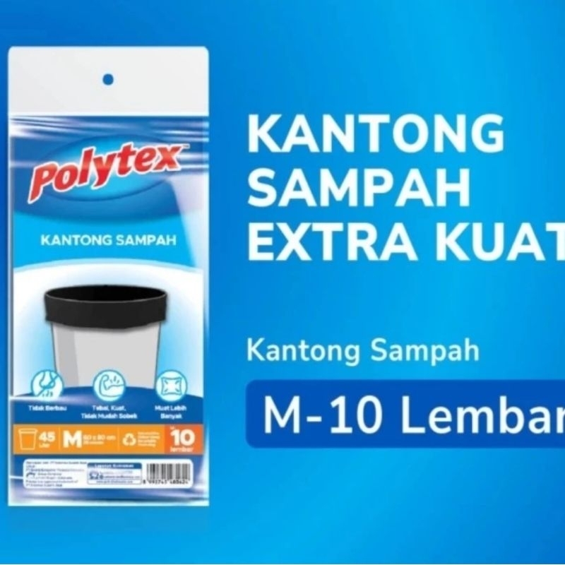 Jual POLYTEX KANTONG SAMPAH UKURAN M ORIGINAL 100% | Shopee Indonesia