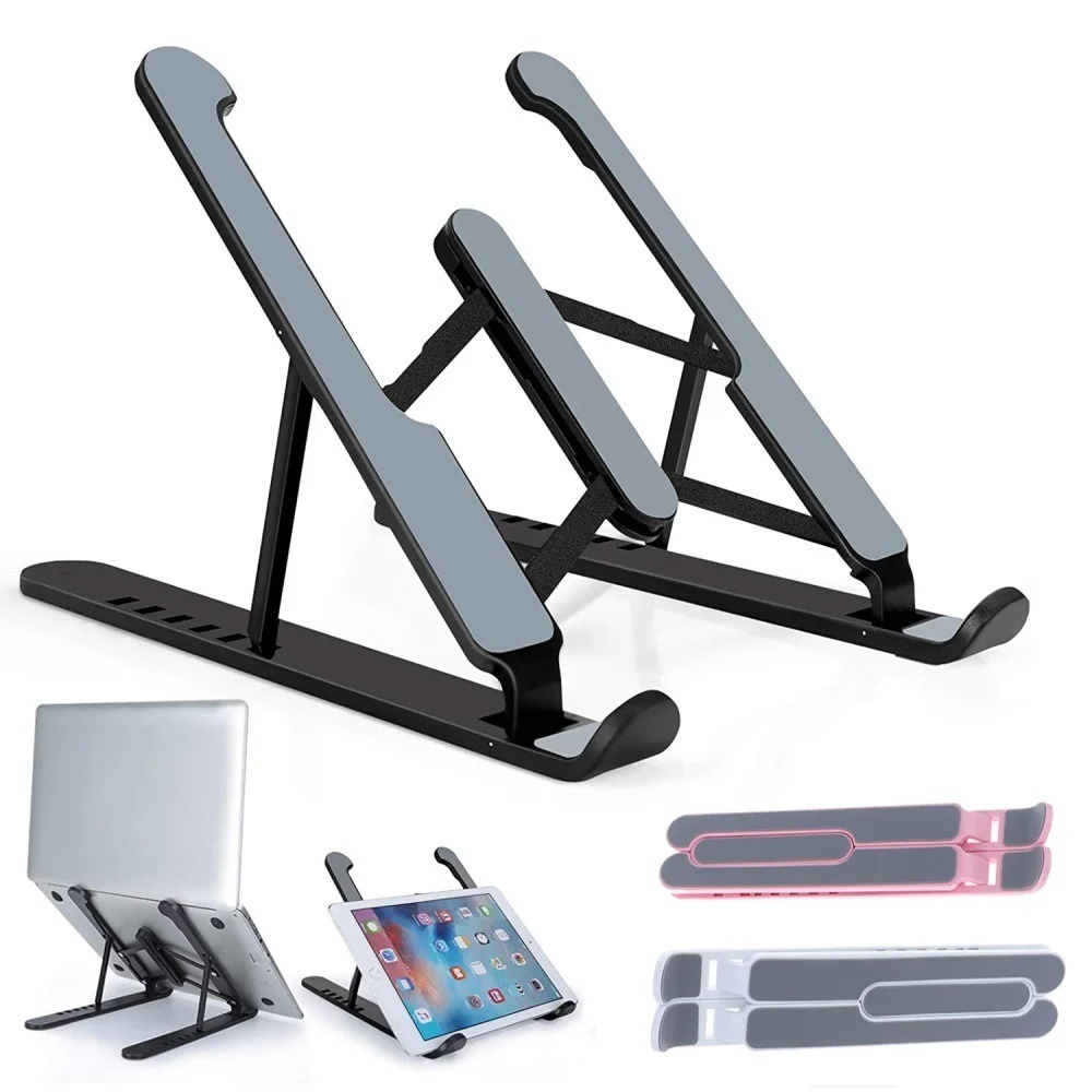 Jual NEW Multi Position Foldable Notebook Bracket Folding SLIM BRACKET ...