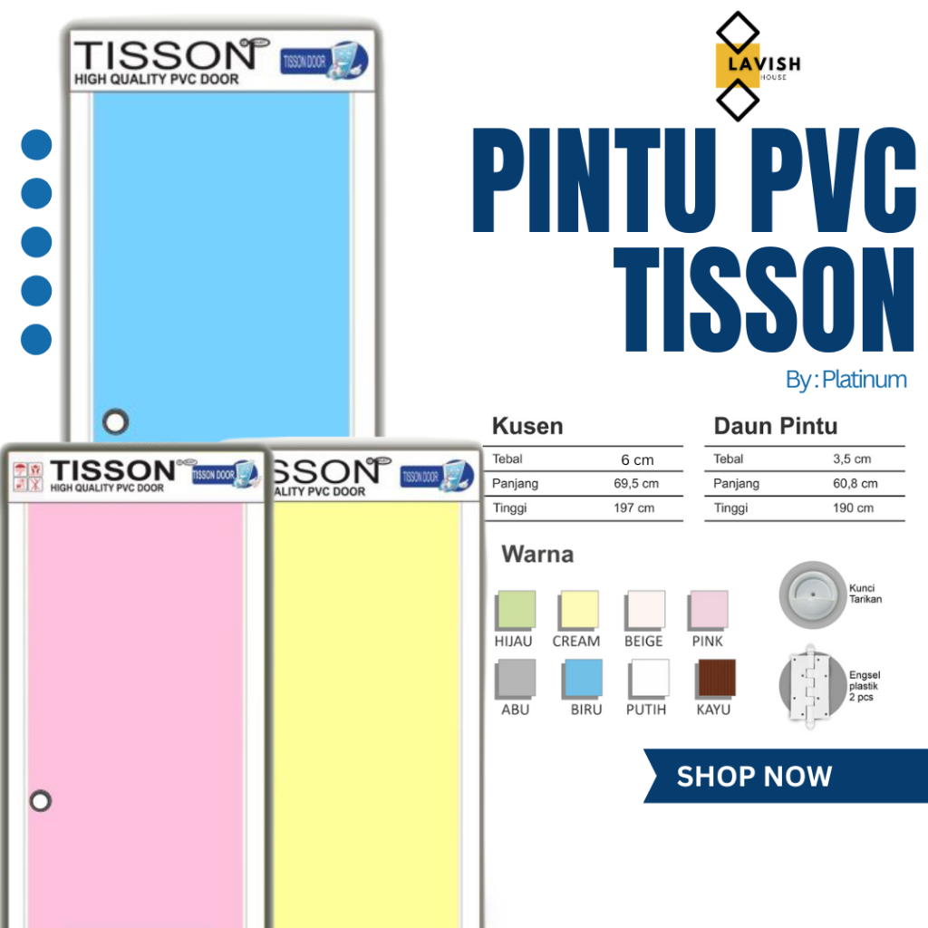 Jual PINTU PVC TISSON PINTU KAMAR MANDI MURAH TER MURAH DI KELASNYA ...