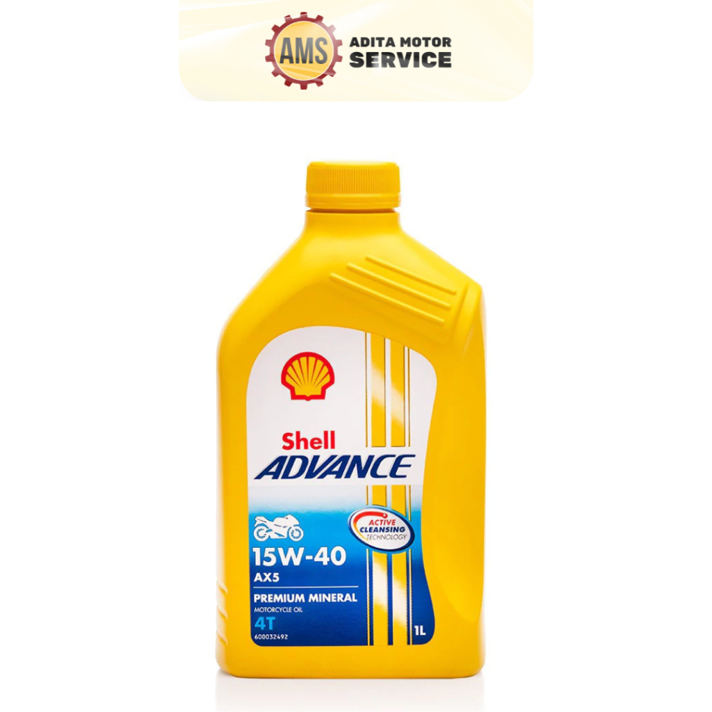 Jual Shell Advance 4T AX5 15W-40 (1L) Oli Motor | Shopee Indonesia