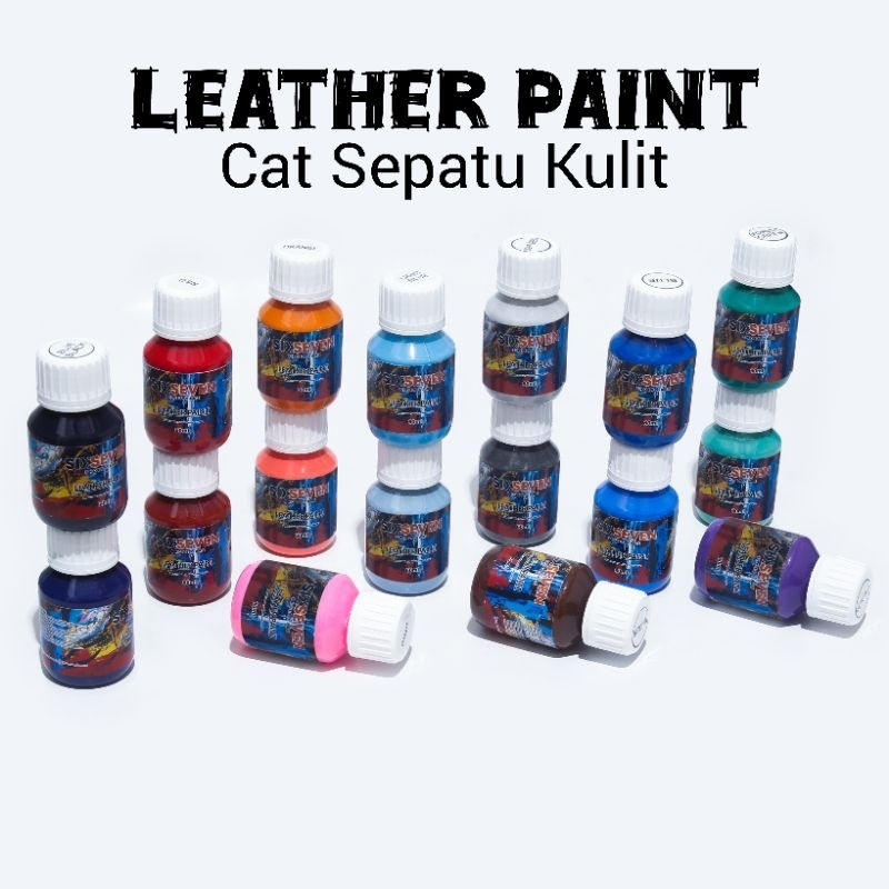 Jual Cat Sepatu Kulit Leather Paint 60ml Midsol Jaket Dompet Tas ...