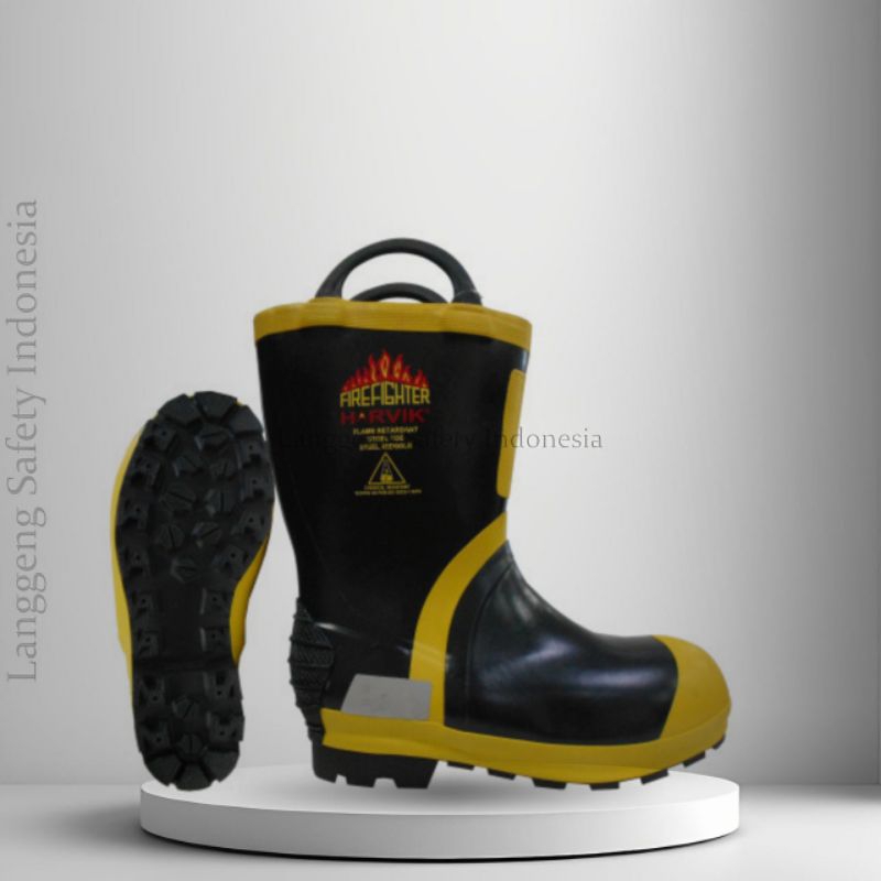 Jual Sepatu Pemadam HARVIK 9692 NFPA Standard Fire Fighter Boot ...
