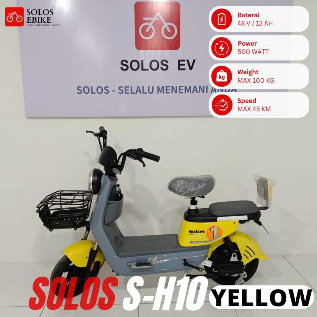 Jual Sepeda Listrik Solos S-H10 Pilihan Anak-anak | Shopee Indonesia