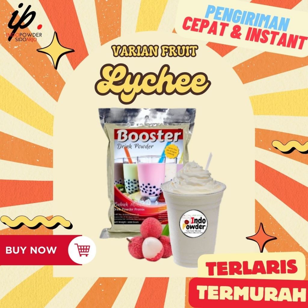 Jual Bubuk Minuman rasa Leci 1 Kg / Lychee / Bubuk Leci 1 Kg / Bubuk ...