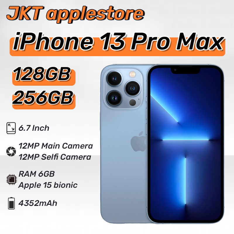 Jual Apple iPhone 13 ProMax 256GB 128GB Second Original100% fullset Mulus Normal 3U GREEN No ...