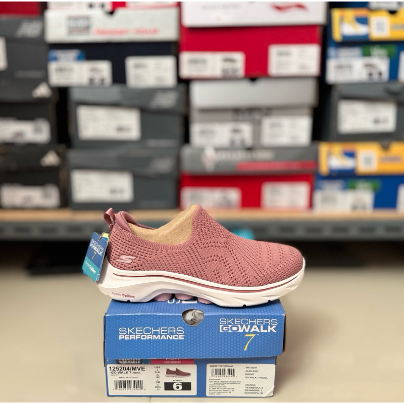 Jual SKECHERS GO WALK 7 125204/MVE SIZE 37.5 | Shopee Indonesia