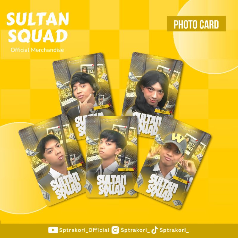Jual [KOR017] BUNDLING SPTRAKORI | OFFICIAL PHOTOCARD SULTAN SQUAD ARGA ...