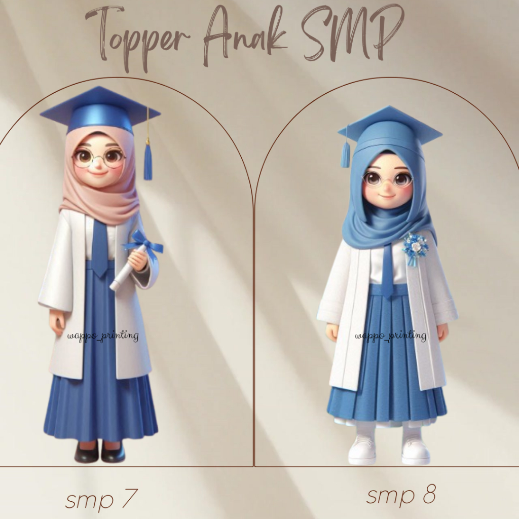 Jual Topper SMP / Topper Wisuda Anak SMP / Topper Untuk Wisuda termurah ...