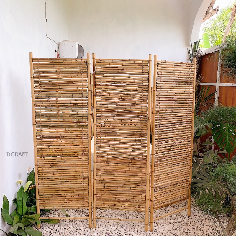 Jual Pembatas Ruangan Bambu / Partisi Bambu / Sketsel Bambu / Gebyok ...