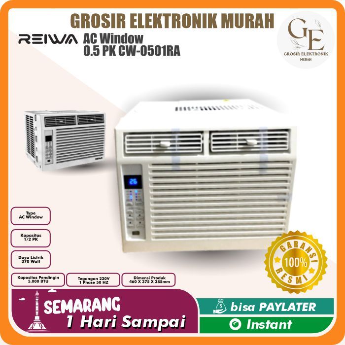 Jual Reiwa AC Window 1/2 PK CW-0501RA 0,5 PK | Shopee Indonesia