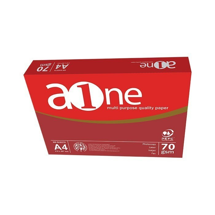 Jual Kertas HVS Aone A4 70 GSM (1 PAK isi 500 lembar) | Shopee Indonesia
