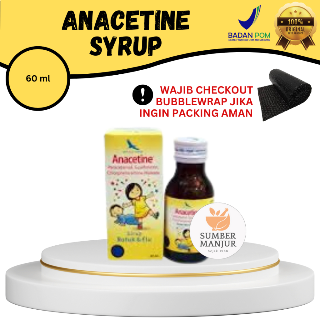 Jual ANACETINE SYRUP 60ML | Shopee Indonesia