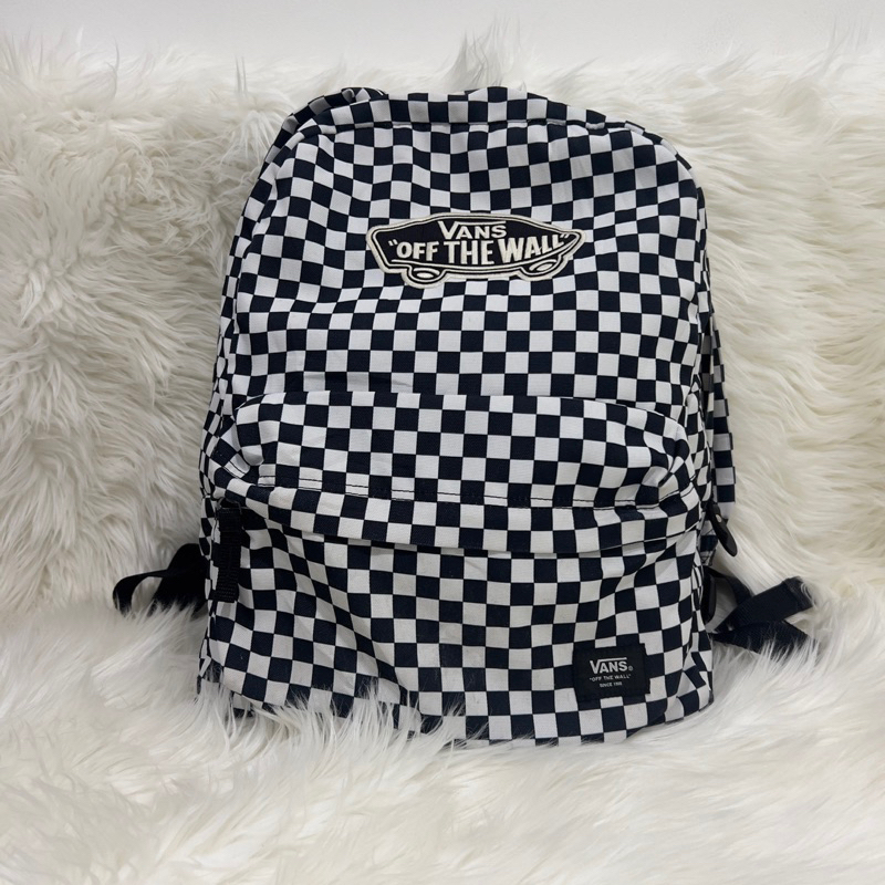 Jual Vans Tas Ransel Kotak-Kotak Hitam Putih | Shopee Indonesia