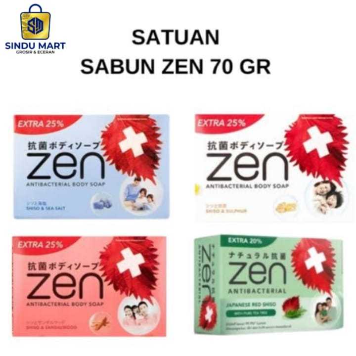 Jual Sabun batang ZEN Japanese red shiso Antibacterial 70gram varian ...