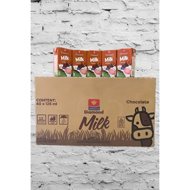 Jual Diamond Uht Milk 125ML 1Karton (40Pcs) | Shopee Indonesia