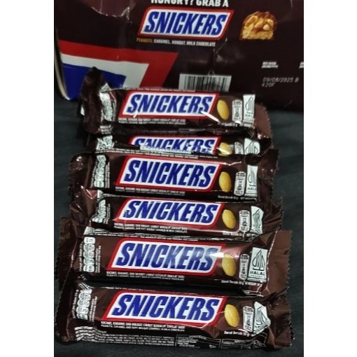 Jual Snickers Peanut Original Snack Coklat Karamel 35Gr dan 51Gr ...