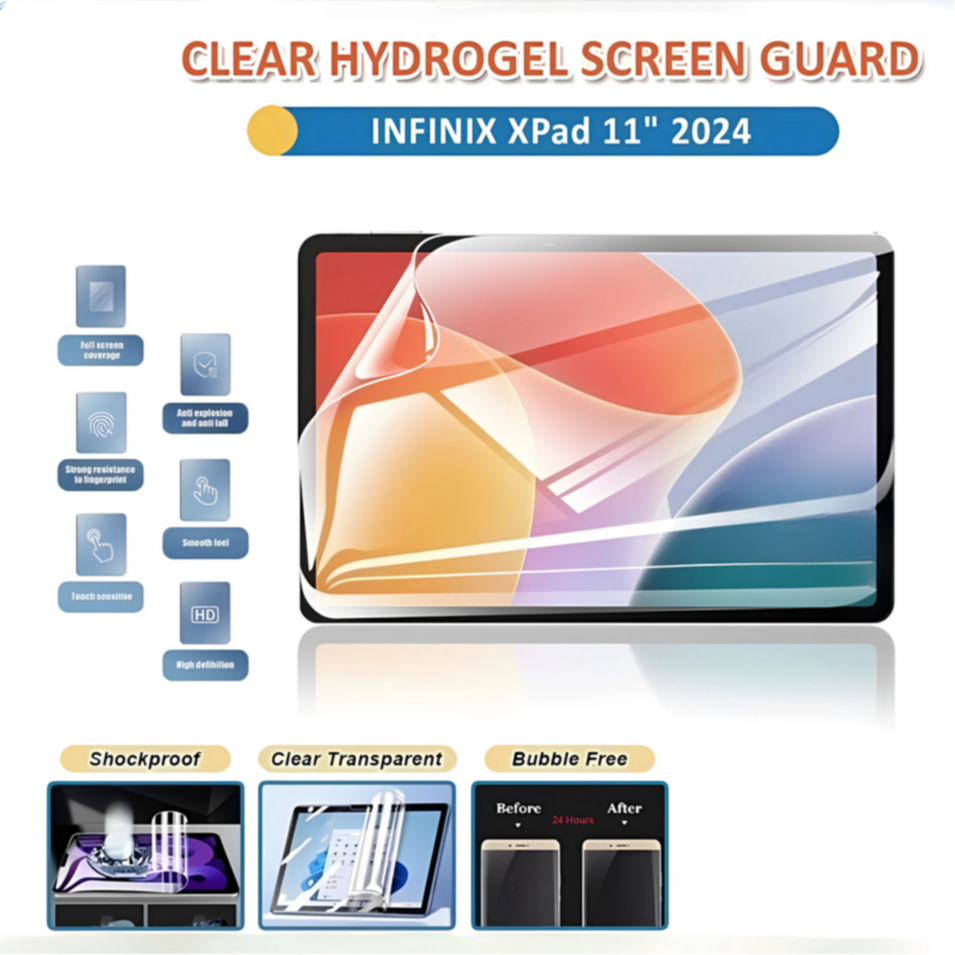 Jual ANTI GORES HYDROGEL TAB INFINIX XPAD 11" LTE /XPAD 20 11"/ITEL ...