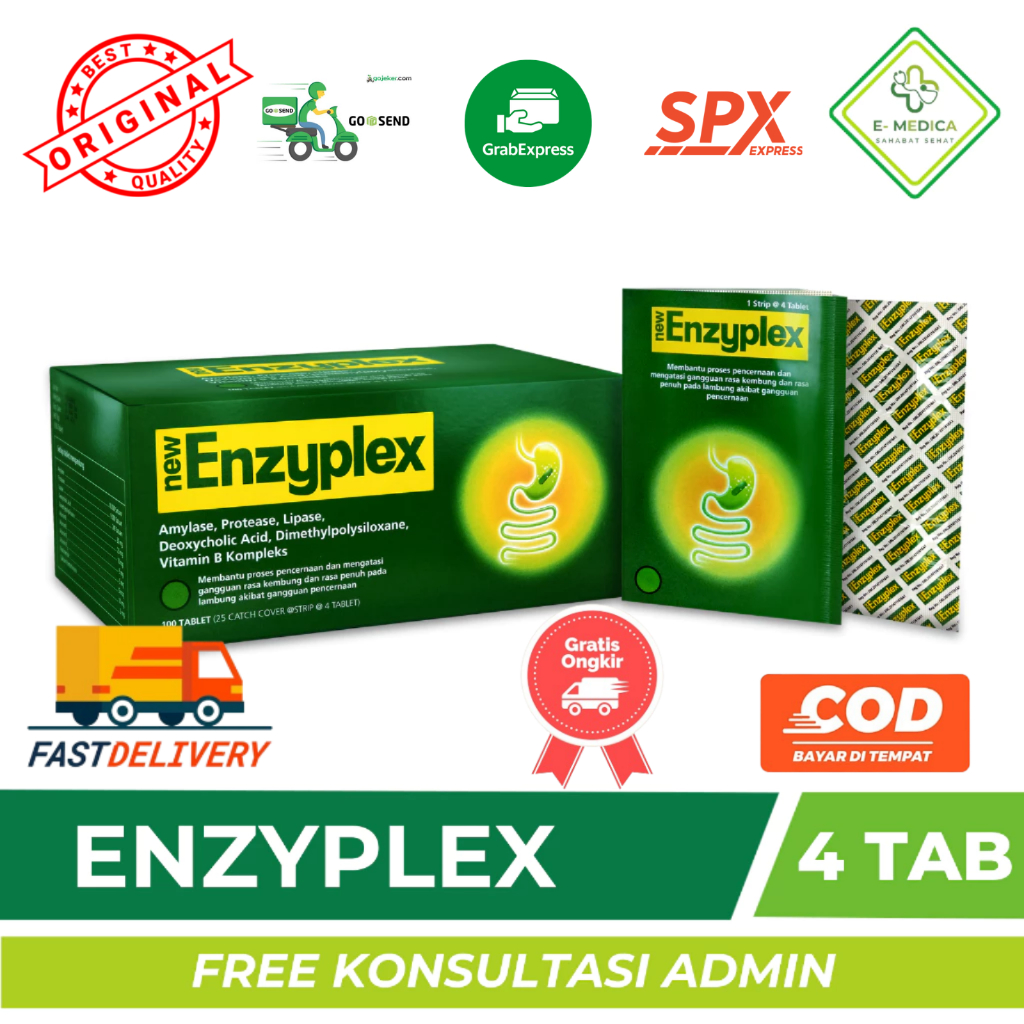 Jual ⚡FAST⚡New Enzyplex - Mengatasi gangguan pencernaan dan Asam ...