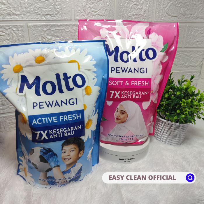 Jual Molto 1,7L Pewangi Pakaian Active Fresh 7x Kesegaran & Anti Bau | Shopee Indonesia