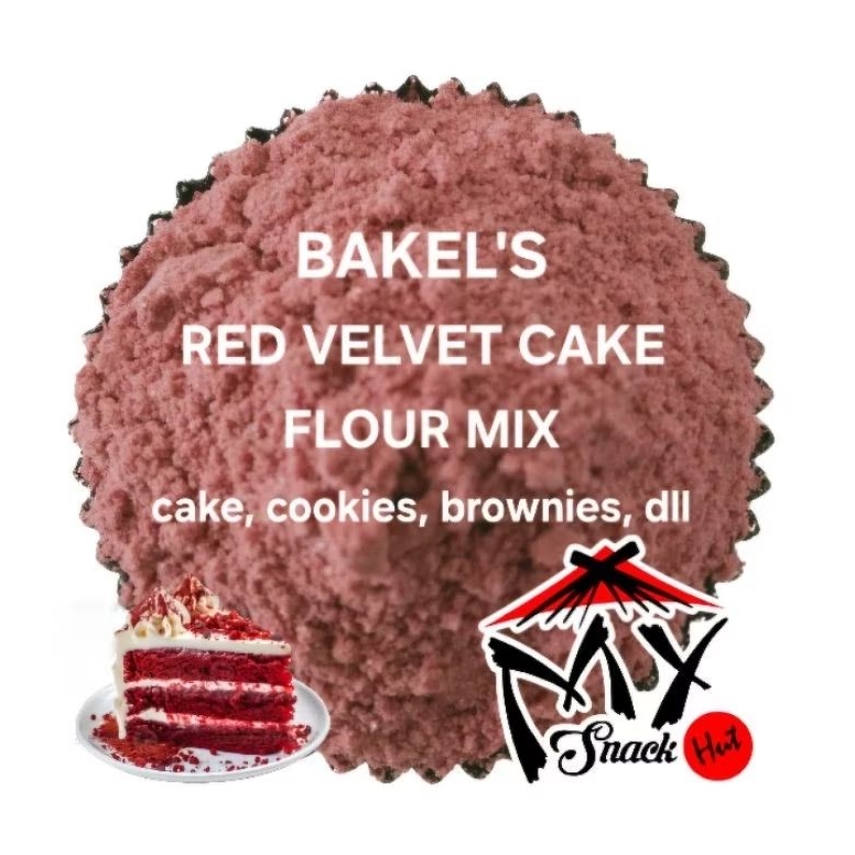 Jual BAKELS RED VELVET CAKE 500GR PREMIX PREMIK TEPUNG INSTAN COOKIES ...