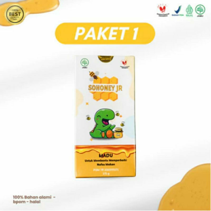 Jual Sohoney Jr - Multivitamin Penambah Nafsu Makan Anak Paket 1 Box - Madu | Shopee Indonesia