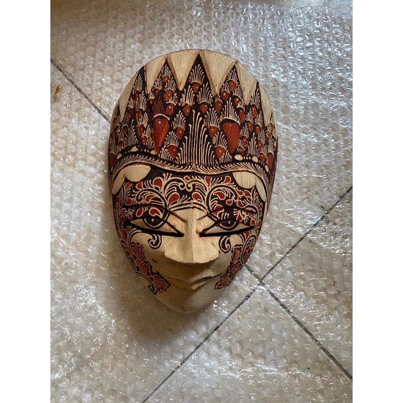 Jual Topeng Batik Untuk Menari (Mata Berlubang) Souvenir Oleh Oleh Khas ...