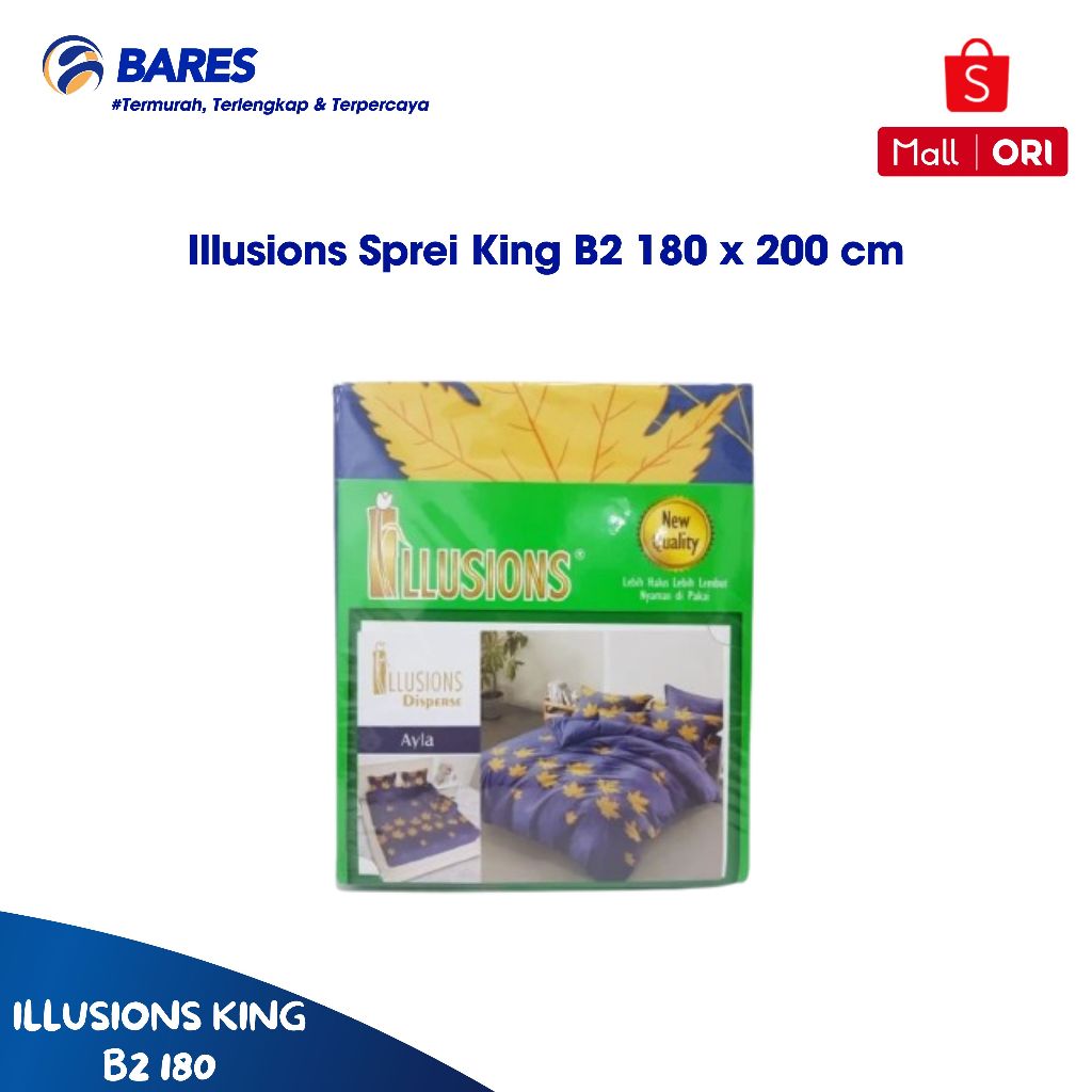 Jual Illusions Sprei King B2 180 x 200 cm | Shopee Indonesia
