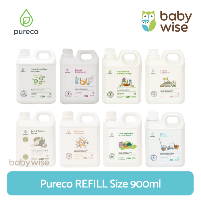 Jual Pureco REFILL Size 900ml - Detergent / Softener / All Purpose ...